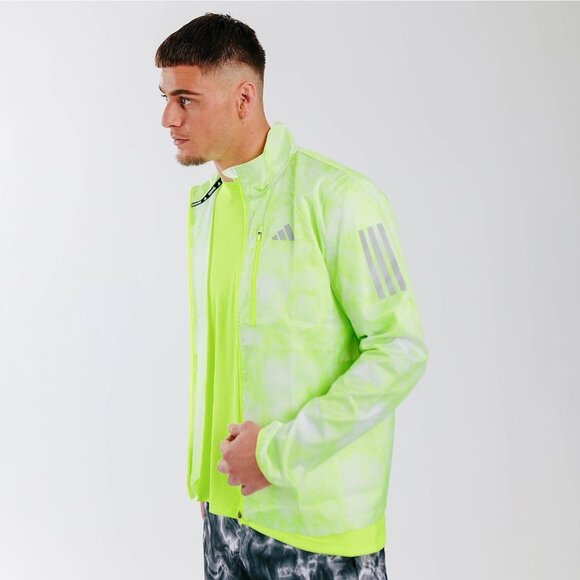 adidas | Jackets & Coats | Adidas Il4797 Own The Run Jacket Lucid Lemon ...